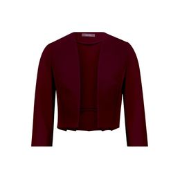 Vera Mont Bolero-Jacke mit Kellerfalten in Strong Aubergine | Gr.: 40