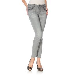 Heine Bauchweg-Jeans in grey denim | Gr.: 36