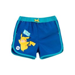 Pok&eacute;mon Pok&eacute;mon Pokemon Jungen Badeshort mit Pikachu in blau | Gr.: 140