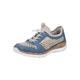 Rieker Sneaker in Blau/Beige | Gr.: 38