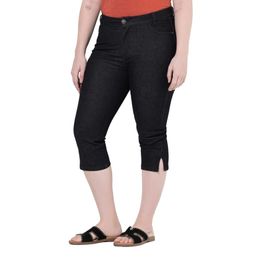Ulla Popken Jeans in black | Gr.: 42 - Normalgr&ouml;&szlig;e
