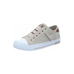 Mustang Sportliche Slipper in Beige | Gr.: 41