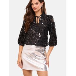 Lipsy Bluse Damen Gr&ouml;&szlig;e XL schwarz