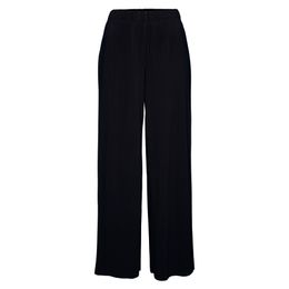 Lascana Damen Schlupfhose, Gr. 36schwarz, Obermaterial: 95% Polyester, 5% Elasthan, unifarben, Basic, Hosen, in Plisseestruktur
