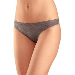 Lascana Damen String, Bunt, Gr. 40/42, Unterhosen, Material: Baumwolle
