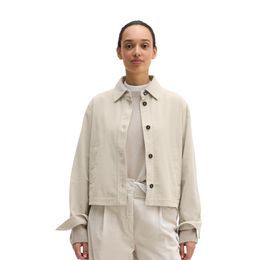Marc O'Polo MARC O'POLO Damen Kurzjacke "aus weicher Bio-Baumwolle", beige, Gr. 42, unifarben, Obermaterial: 100% Baumwolle, Jacken