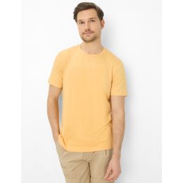 Brax Herren T-Shirt "Style TED", gelb, Gr. XL, 98% Baumwolle, 2% Elasthan, Shirts