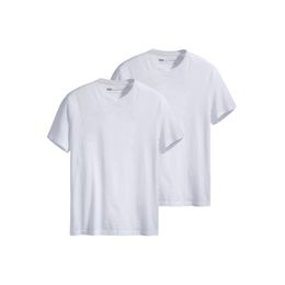 Levi's LEVI'S Herren T-Shirt "T-Shirt Slim Crewneck Tee - 2 Pack 2er Pack", wei&szlig;, Gr. XXL, Obermaterial: 100% Baumwolle CO., Shirts