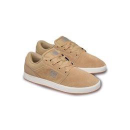 DC Shoes Herren Schn&uuml;rschuh "Crisis 2", Gr. 7, beige, Obermaterial: Leder [Kuh] / Futter: Textil / Au&szlig;ensohle: Gummi., Schuhe