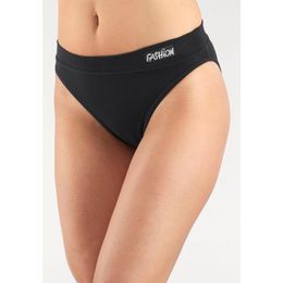 Damen Jazz-Pants Slips, Schwarz, Gr. 34, petite fleur by Lascana, Unterhosen, Material: Baumwolle
