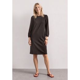 Street One Damen Sommerkleid, braun, Gr. 34, unifarben, Stoff, 70% Viskose, 25% Polyester, 5% Elasthan, Kleider, in Unifarbe