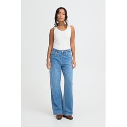 Pulz Jeans Jeans PZAPRIL Relaxed fit in Medium Blue Denim | Gr.: 27