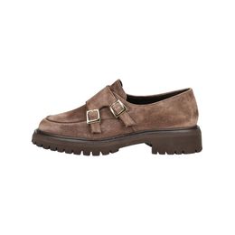 Paul Green Damen Slipper "Paul Green Slipper Veloursleder", Gr. 41braun, Veloursleder, Schuhe