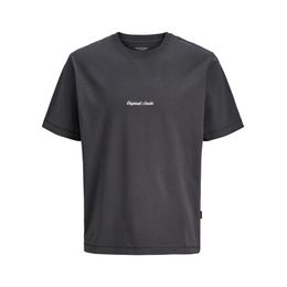 Jack & Jones Jack & Jones Junior Shirt 'Norrebro' boy size 164 Anthracite / White