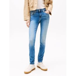 Tommy Jeans Damen Skinny-fit-Jeans "SOPHIE LOW WAIST SKN", blau, Gr. 32, Denim/Jeans, Obermaterial: 92% Baumwolle, 6% Elastomultiester, 2% Elasthan,