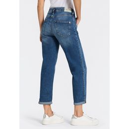 Herrlicher Damen Boyfriend-Jeans "Shyra Tap Denim Stretch", blau, Gr. 29, Denim/Jeans, Obermaterial: 98% Baumwolle, 2% Elasthan, Jeans, mit halb