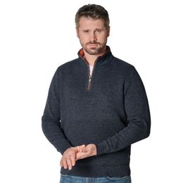 Casamoda Herren Troyer "Casamoda Stricktroyer uni", grau, Gr. 4XL, 100% Baumwolle, Pullover