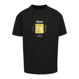Damen T-Shirt "Upscale by Mister Tee Unisex Catch Em 2.0 Oversize Tee", schwarz, Gr. M, UPSCALE BY MISTER TEE, unifarben, 100% Baumwolle, Shirts