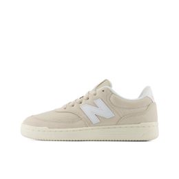 New Balance Jungen Sneaker "BB80", Gr. 40timberwolf, Leder, Synthetik, Textil, Schuhe, f&uuml;r Kinder und Jugendliche entwickelt, mit Gummilaufsohle