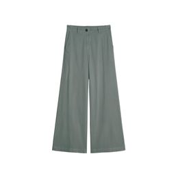 Marc O'Polo MARC O'POLO Damen Chinohose "aus Organic Cotton-Satin-Stretch", grau, Gr. 46, unifarben, Obermaterial: 96% Baumwolle, 4% Elasthan, Hosen