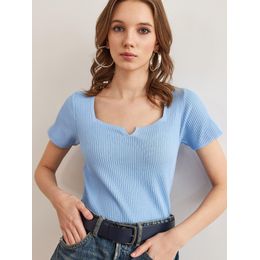 Olalook Pullover Damen Gr&ouml;&szlig;e S/M himmelblau