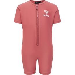 Hummel Badeanzug 'Drew' Jungen Gr&ouml;&szlig;e 92 ros&eacute; / wei&szlig;
