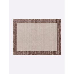 Fu&szlig;matte HEINE HOME, B:60cm L:180cm, beige, Kunstfaser, Polyamid, Au&szlig;enbereich, Teppiche