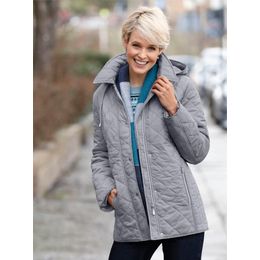 Casual Looks Damen Winterjacke, grau, Gr. 20, unifarben, 100% Polyamid, Jacken