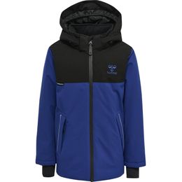 Hummel Funktionsjacke 'Logan' Jungen Gr&ouml;&szlig;e 116 kobaltblau / schwarz / wei&szlig;
