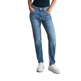Marc O'Polo Damen Boyfriend-Jeans "aus Organic Cotton-Mix", blau, Gr. 29, MARC O'POLO DENIM, unifarben, Obermaterial: 98% Baumwolle, 2% Elasthan, Jeans