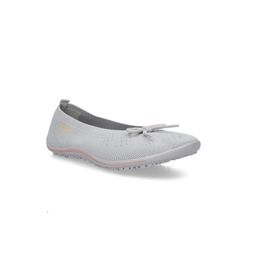 Damen Ballerina, Dockers by Gerli, Gr. 37hellgrau, Mesh, Schuhe, Barfu&szlig;schuh, Slipper, Sneaker mit flexibler Laufsohle