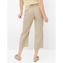 Damen Boyfriend-Hose "Style PAM CULOTTE"beige, Gr. 44, RAPHAELA BY Brax, Web, 61% Leinen, 18% Viskose, 18% Baumwolle, 3% Elasthan, Hosen