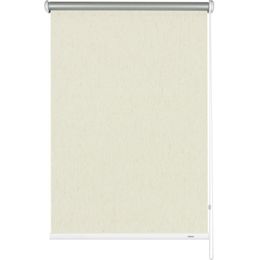 Seitenzugrollo Gardinia, B:102cm H:180cm, beige, Polyester, Rollos, "Uni-Rollo - Thermo Energiesparend", Abschlussprofil in wei&szlig;