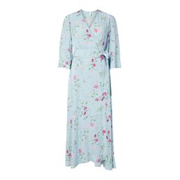 Y.A.S YAS Kleid 'YASSavanna' Damen Gr&ouml;&szlig;e 36 hellblau / pastellgelb / gr&uuml;n / pink Sommerkleid