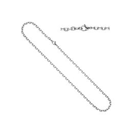 Jobo Damen Edelstahlkette "Ankerkette 3,2 mm", 50cm, Edelstahl, silber, Edelstahl, Halsketten, Edelstahl