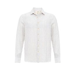 Antioch Button-Up Shirt Herren Gr&ouml;&szlig;e L navy / wei&szlig;