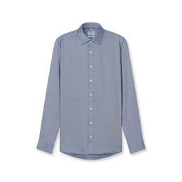 OLYMP Herren Businesshemd "OLYMP Level Five, Body Fit, New York Kent", blau, Gr. 38, 97% Baumwolle, 3% Elastolefin, Hemden