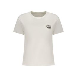 Pepe Jeans Wei&szlig;es Baumwoll-T-Shirt f&uuml;r Damen
