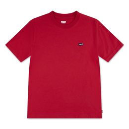 LEVI'S KIDS Jungen T-Shirt "LVB BATWING CHEST HIT", rot, Gr. 16, unifarben, Single Jersey, Obermaterial: 100% Baumwolle, Shirts, Mit Logo Stickerei