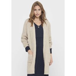 Only Damen Strickjacke "ONLJADE L/S CARDIGAN KNT NOOS", grau, Gr. M, meliert, unifarben, Strick, Obermaterial: 81% Polyacryl, 19% Polyester,