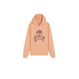 Scalpers Marine Skull Hoodie Kids ' ' Jungen Gr&ouml;&szlig;e 164 pfirsich / rosa