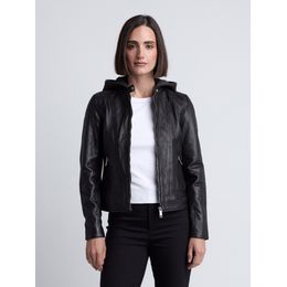 Maze Damen Lederjacke "42024107", schwarz, Gr. XXL, Oberstoff: 100% Lammleder. Futter: 100% Polyester. &Auml;rmelfutter: 100% Polyester. Taschenfutter: