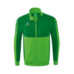 Erima Training Jacket male size XL Light grey / Grass green / Dark green