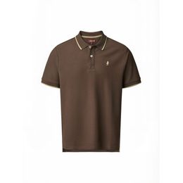 MCS Polo shirt ' MCLake ' Herren Gr&ouml;&szlig;e L braun