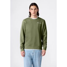 Champion Herren Sweatshirt "ICONS CONTRAST Terry Crewneck Sweatshirt", gr&uuml;n, Gr. S, Obermaterial: 70% Baumwolle, 30% Polyester, Sweatshirts, mit