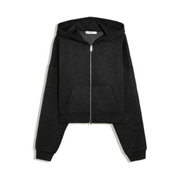 Bershka Sweatjacke Damen Gr&ouml;&szlig;e XS schwarz