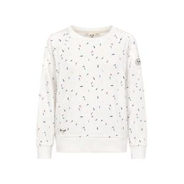 Ragwear Sweatshirt 'Johanka Organic' Damen Gr&ouml;&szlig;e XL blau / hellblau / rosa / wei&szlig;