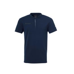 Kempa Herren T-Shirt "Shirt STATUS POLO SHIRT", blau, Gr. M, Obermaterial: 65% Polyester PES. 35% Baumwolle CO., Shirts