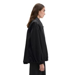 Marc O'Polo MARC O'POLO Damen Outdoorjacke "aus recyceltem Shiny-Polyester-Twill"schwarz, Gr. 32, unifarben, Obermaterial: 100% Polyester, Jacken