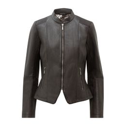 RICANO Damen Kurzjacke "Lederjacke Abigale", braun, Gr. XL, Obermaterial: 100% Lammnappaleder LANA. Futter: 100% Polyester PES., Jacken,
